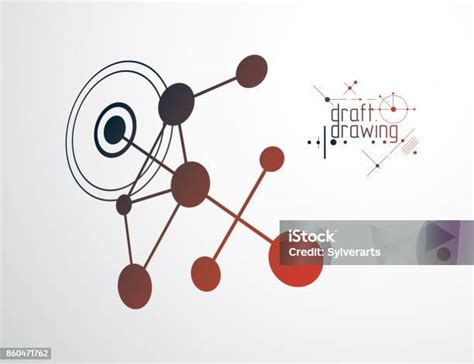 工程技術向量壁紙用圓和直線現代幾何藝術圖形組成可以用作範本和佈局抽象的技術背景向量圖形及更多互聯網圖片 互聯網 具有特定質地 創作性