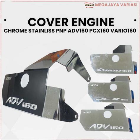 Jual Cover Tutup Engine Pelindung Bawah Mesin Cover Mesin Chrome Motor Pcx160 Vario160 Adv160