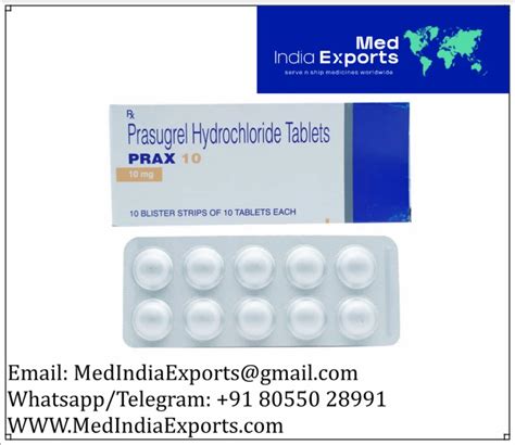 Prasugrel Tablets 10 Mg At Rs 310stripe Effient In Yerkheda Id
