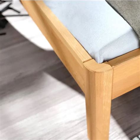 Lit En Bois Massif Design Contemporain Chêne Hêtre Ou Pin