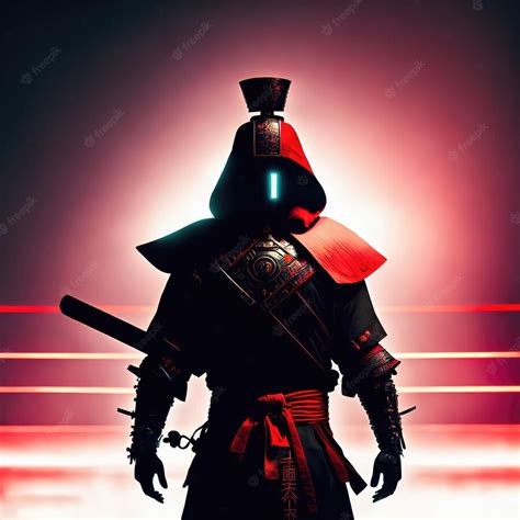 Premium Photo Cyberpunk Future Technology Cyborg Robot Bushido