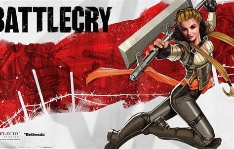 Wallpaper Girl Sword Bethesda Softworks Battlecry For Mobile And
