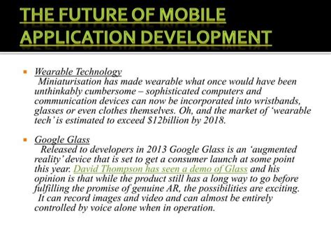 Development Of Mobile Application Ppt