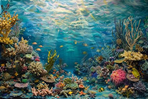 QuotCoral Reef Restoration Diverse Underwater Ecosystemsquot Premium
