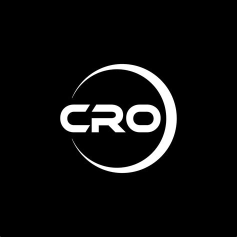Cro Letter Logo Design In Illustration Vector Logo Calligraphy