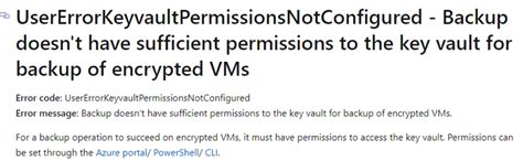 Back Up And Restore Encrypted Azure Virtual Machines Microsoft