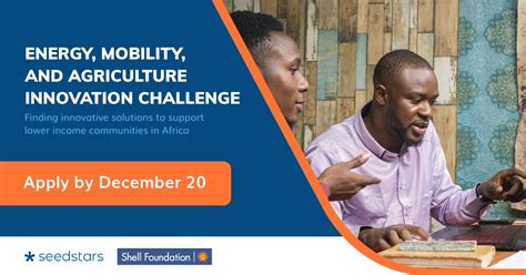 La fondation Shell et Seedstars lancent le programme dinnovation dans les domaines de l énergie