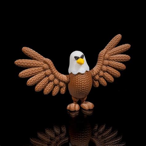 3d Printable Crochet Eagle By Stlflix