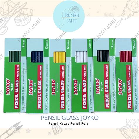 Jual Pensil Kaca Joyko Lusinan Pensil Kapur Joyko Pencil Glass Joyko Pensil Pola Joyko