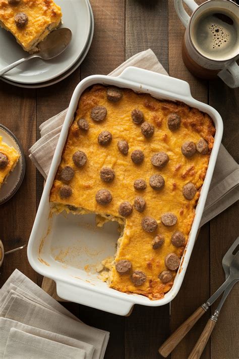 Classic Sausage Egg And Cheese Casserole
