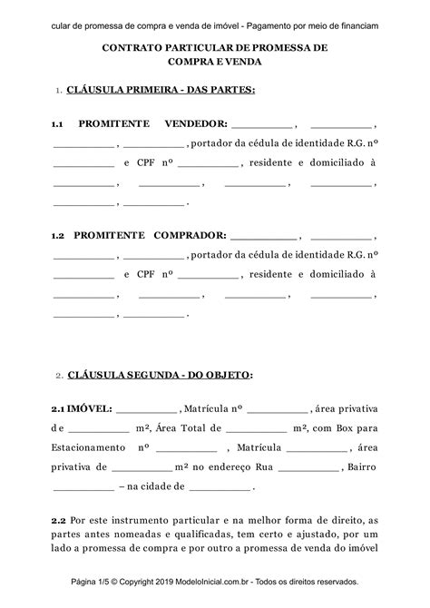 Recibo De Compra E Venda De Imóvel Para Editar Webfirst