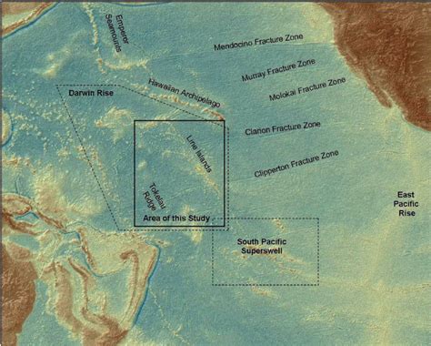 2 Major Geological Features Of East And Central Pacific Ocean