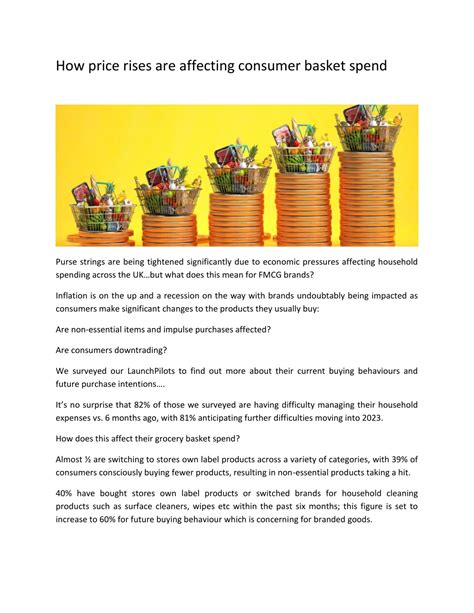 Ppt How Price Rises Are Affecting Consumer Basket Spend Launchpad Research Powerpoint
