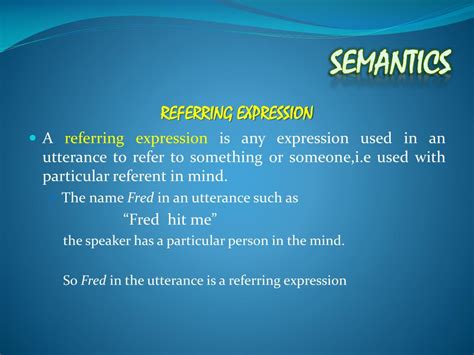 Ppt Semantics Powerpoint Presentation Free Download Id1932373