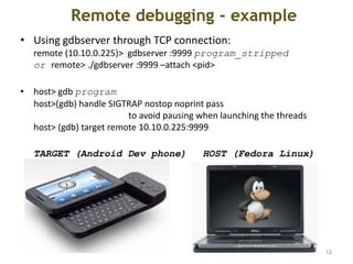 Advanced Debugging With Gdb Pptx