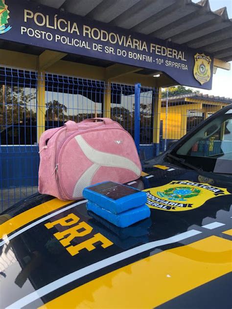 Prf Apreende 2 Kg De Pasta Base De Cocaína Na Br 407 Em Senhor Do