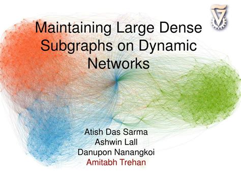 Ppt Maintaining Large Dense Subgraphs On Dynamic Networks Powerpoint Presentation Id5315493