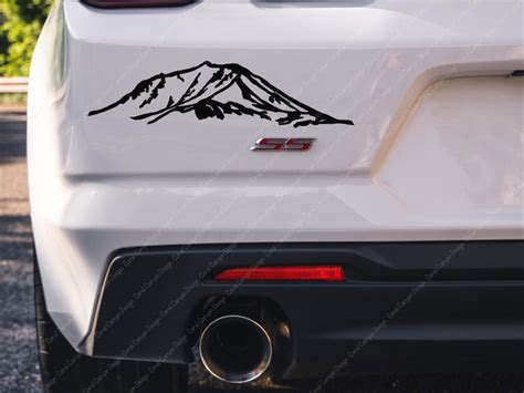 Mount Lassen Svg Outline Digital Cut File Cascade Range Etsy