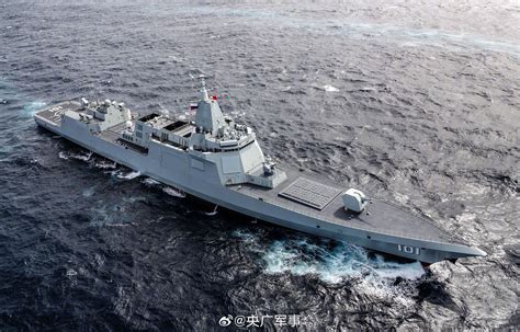 055大驱南昌舰，入列5周年！天下新闻中心长江网cjncn