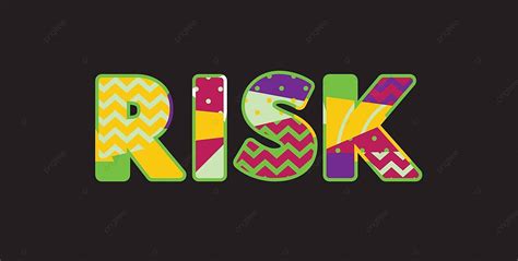 Risk Concept Word Art Illustration Typescript Odds Art Vector Typescript Odds Art Png And