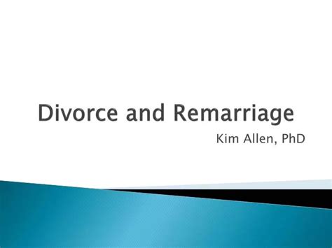 Ppt Divorce And Remarriage Powerpoint Presentation Free Download