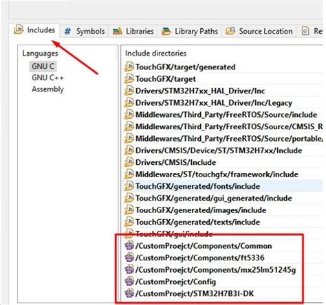 Solved Touchgfx Project With Custom Board Stmicroelectronics Community