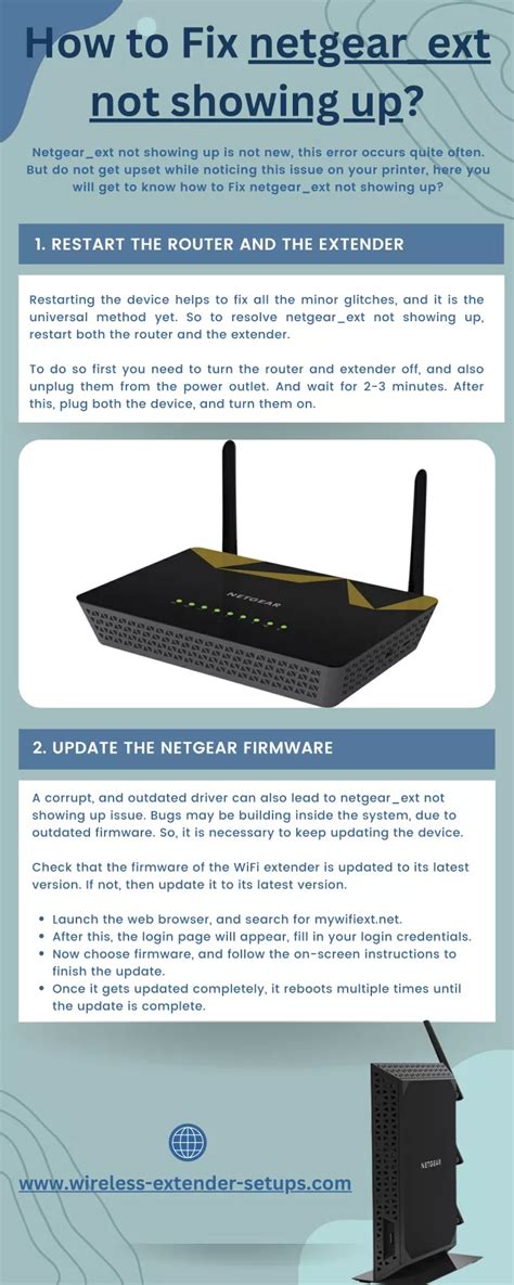 ppt how to fix netgear ext not showing up powerpoint presentation