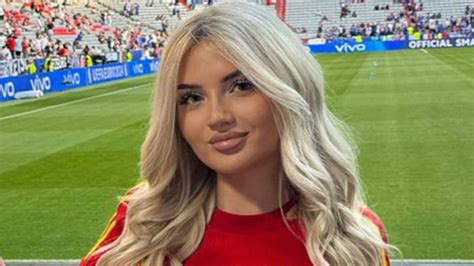 Meet Spains Hottest Fan Wholl Be Cheering On La Roja In Euro 2024