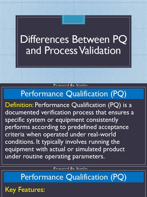 differences between pq and process validation pdf verification and