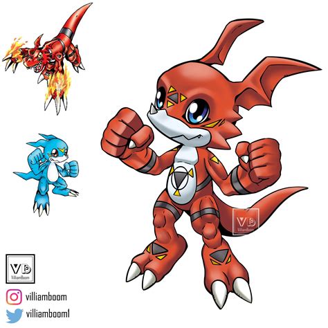 Digimon Tamers Guilmon Evolution