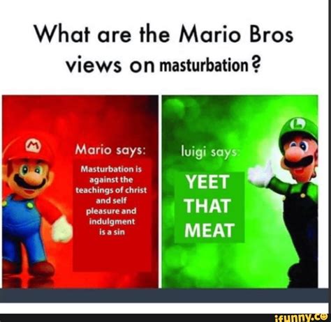 What Are The Mario Bros Views On Masturbation Mario Says Leaching O Dum And Sell Pleasure