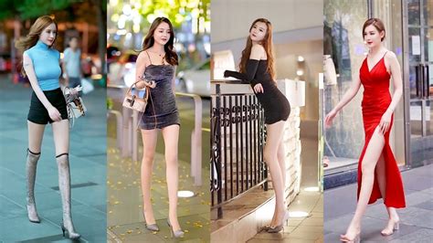 Mejores Street Fashion Tik Tok 2021 Hottest Chinese Girls Street