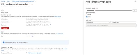 how to enable qr code authentication in microsoft entra id preview