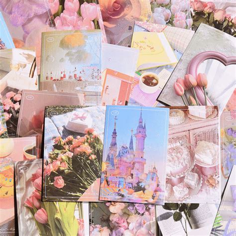 블루밍제이 30장 세트 핑크 감성 사진 하이틴 엽서 세트 튤립 포스터 키치 인테리어 홈카페 인테리어 방 꾸미기 위시버킷