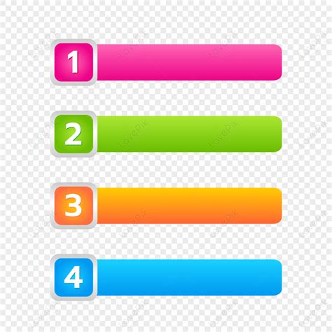 Ppt文本框信息框彩色數字信息框彩色文字框ppt文本框圖片素材 Ai圖片尺寸1200 × 1200px 高清圖案380490900