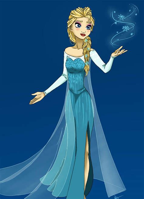 Elsa Snow Queen Pose By Kinekinette On Deviantart