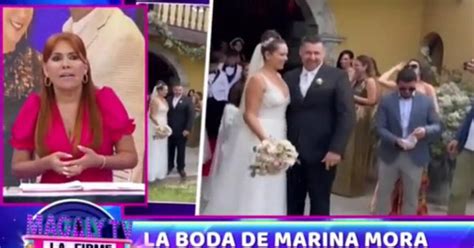 Magaly Medina Afirma Que Marina Mora Se Casó Con Canje “no Te Pases