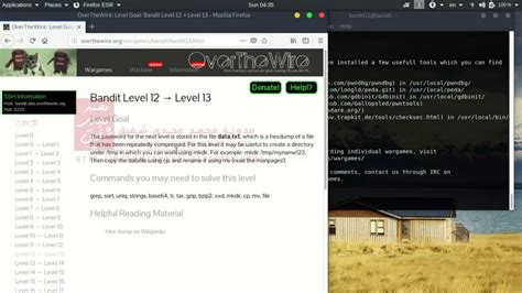 Bandit Overthewire Level 10 → Level 11 Youtube