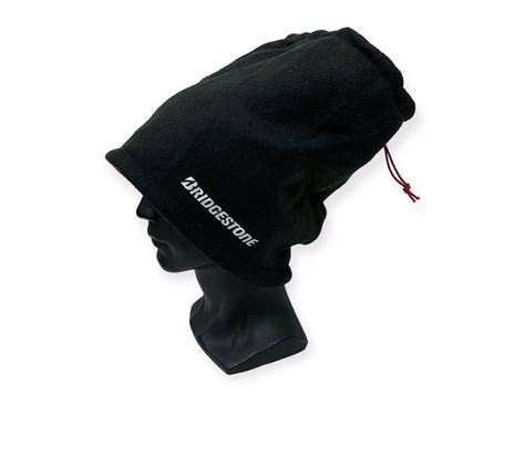 Vintage Bridgestone Plain Neck Gaiter Beanie Hat Grailed