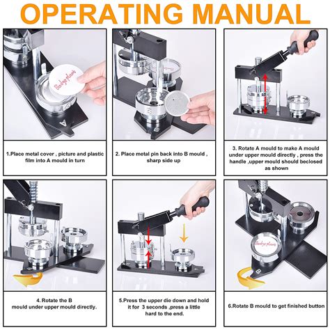 56mm Round Button Making Machine Kit On Hot Sale