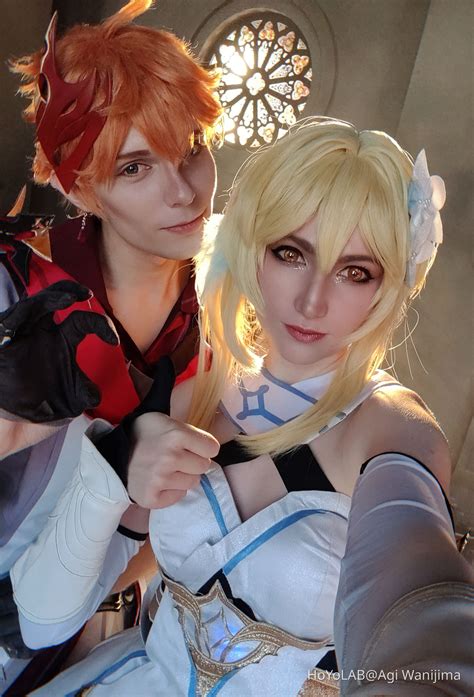 Tartaglia And Lumine Cosplay Genshin Impact Hoyolab