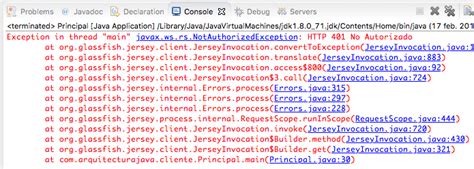 Jax Rs Client Security Y Servicios Rest Arquitectura Java