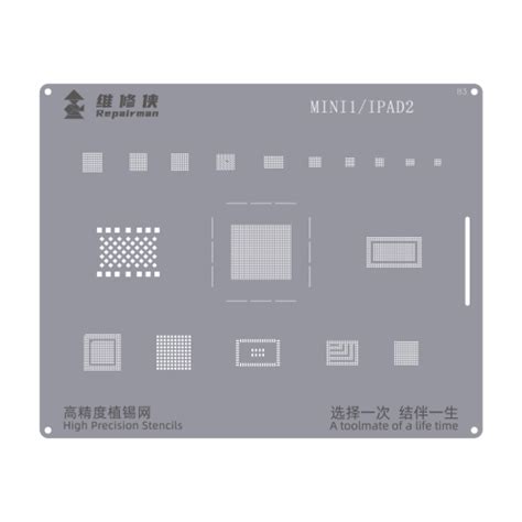 For Ipad 2 Mini 1 Repairman High Precision Stencils Cpu Bga Ic