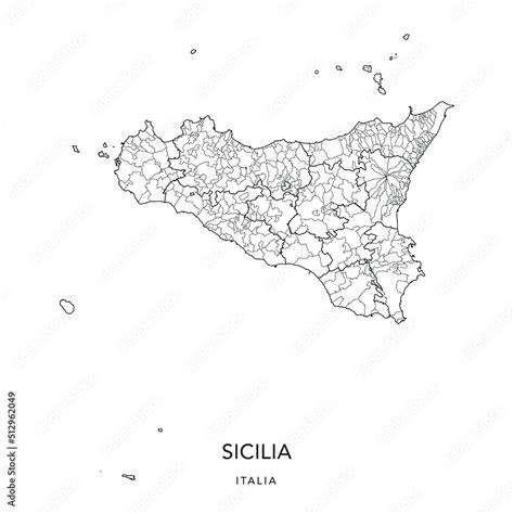 Sicily Map With Cities