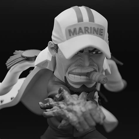 Stl File Akainu Sakazuki Chibi 🗿 ・3d Printer Model To Download・cults