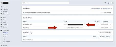 stripe client id and secret key ticketsearch