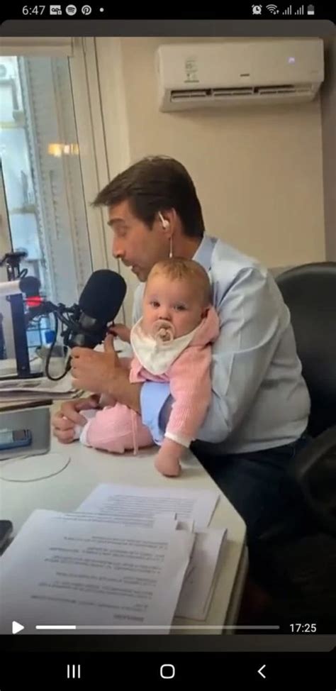 Te vas a morir de amor Eduardo Feinmann presentó a su hija Esmeralda