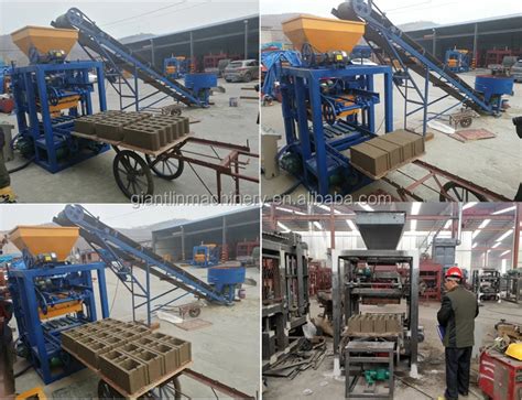 QT4 24 Semi Automatic Vibration Cement Concrete Block Making Machine