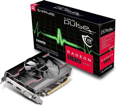Sapphire RADEON RX 550 2GB GDDR5 PULSE : Amazon.co.uk: Computers ...