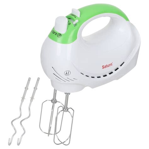 Saturn Hand Mixer 280 Watt White Green St Fp1022 K